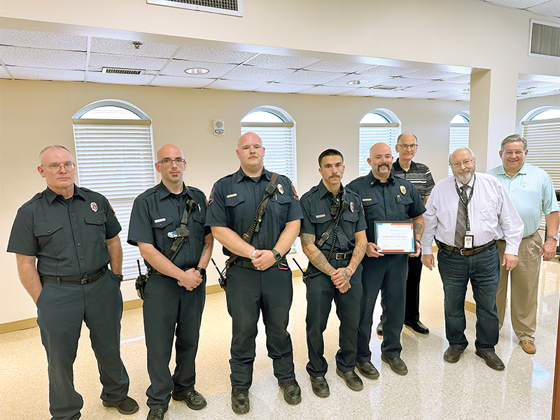 Gilmer EMS crew recognized for lifesaving efforts | Times-Courier ...